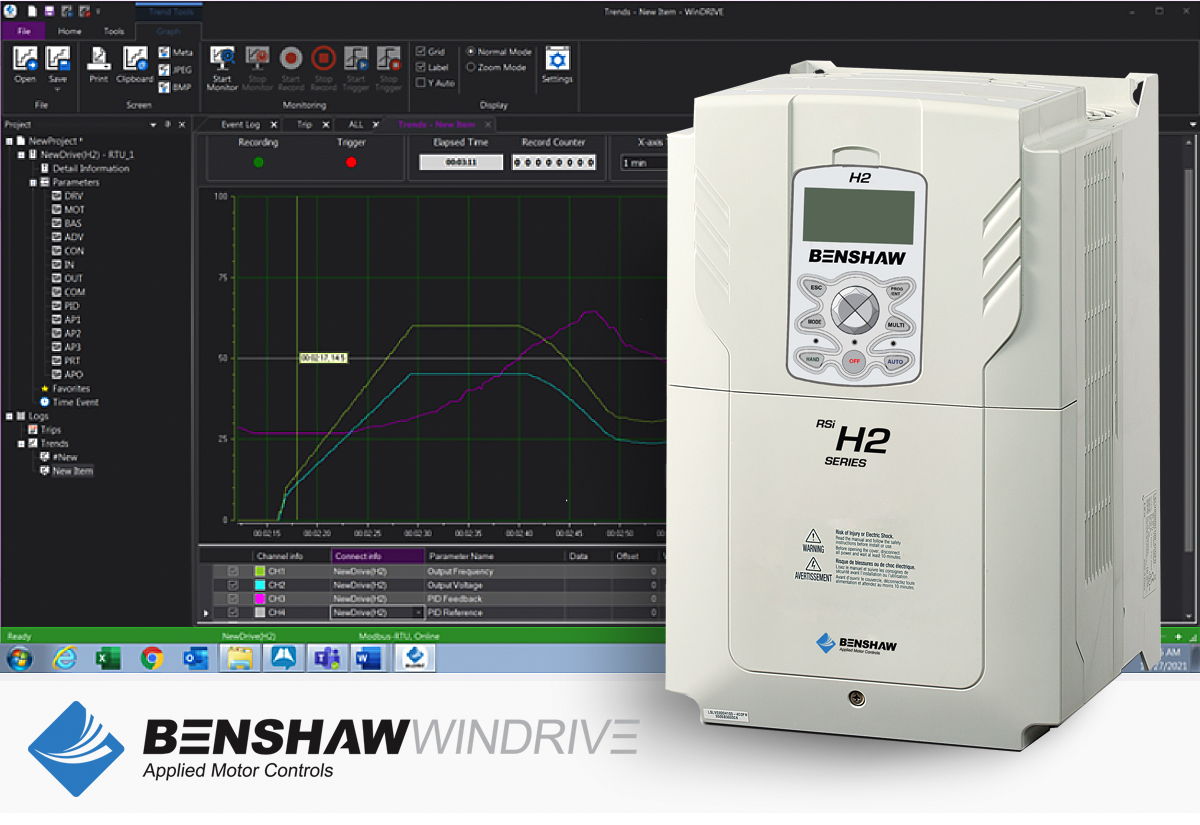Benshaw WinDRIVE Software Released | Benshaw Inc.