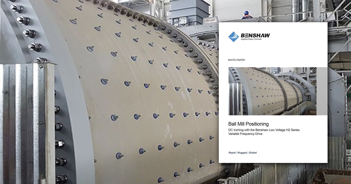 VFD Ball Mill Solutions | Benshaw Inc.